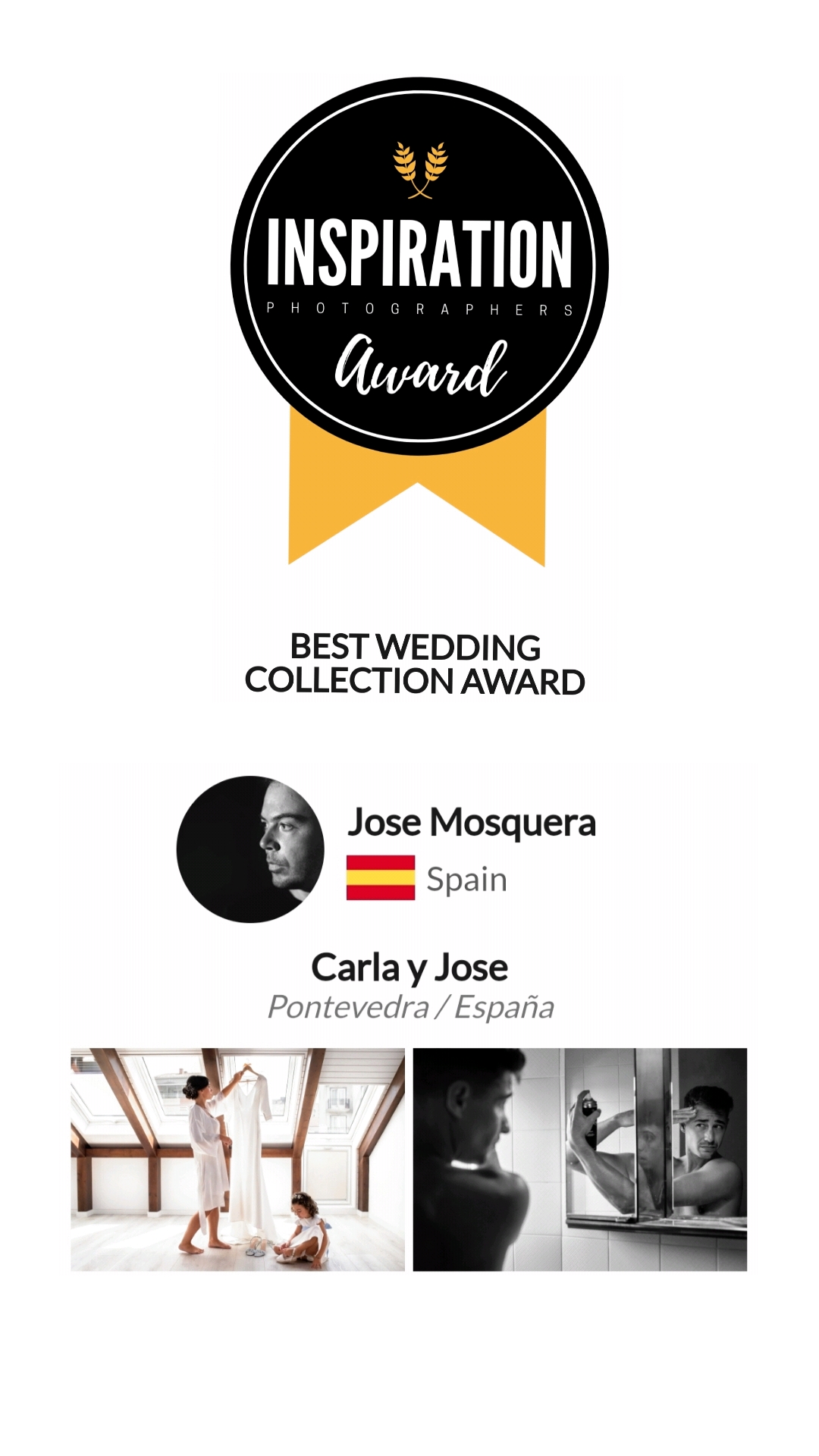 Best wedding collection award Visualgal